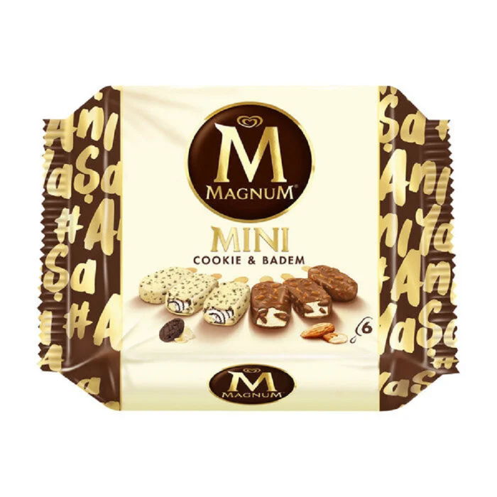 Magnum Mini Cookie Badem 345 Ml