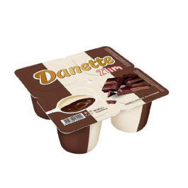 Danone Danette 2'Lim Çikolatalı Sütlü Puding 4'Lü 280 Gr