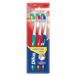 Difaş Ultra Clean 3’Lu Diş Fırçası Orta Sert